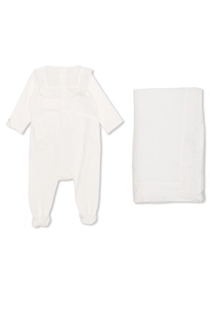 Chloé Long-sleeve Bodysuit And Blanket Set