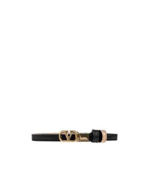Valentino Garavani Logo Belt - Black