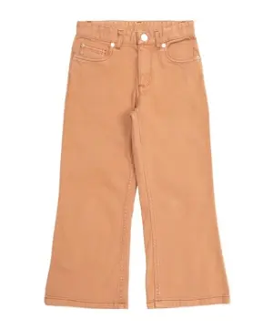Bonpoint Casual Trousers With Belt Loops - Orange