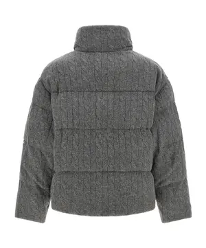 Polo Ralph Lauren Cable-knit Puffer Down Jacket