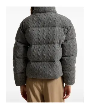 Polo Ralph Lauren Cable-knit Puffer Down Jacket
