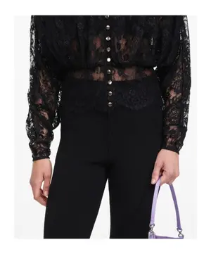 SELF-PORTRAIT Capri Knit Leggings