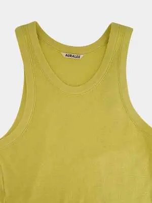 Auralee Ribbed Knit Tank Top