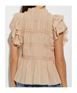 ALLSAINTS Pleated Top