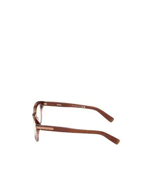 Zegna Rectangle Frame Glasses