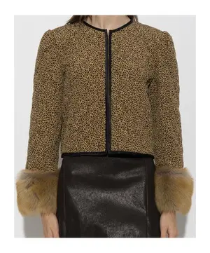Valentino Garavani Crew Neck Long-sleeved Casual Jacket