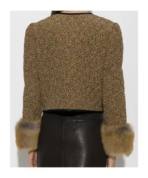 Valentino Garavani Crew Neck Long-sleeved Casual Jacket