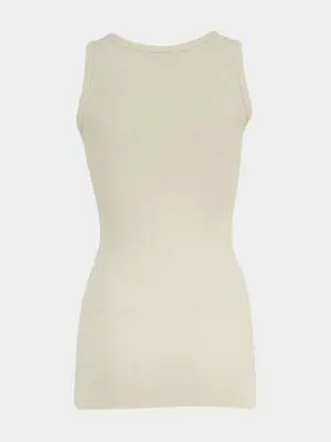 Auralee Ribbed-knit Tank Top