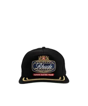 Rhude Logo-embroidered Baseball Cap - Black