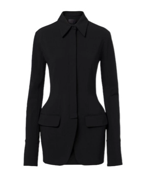 MUGLER Wool-blend Jacket - Black