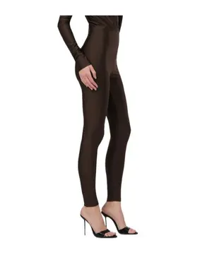Andamane Holly 80's Leggings - Dark Brown