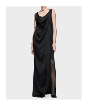MAISON MARGIELA Draped Split Maxi Dress