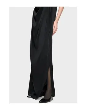 MAISON MARGIELA Draped Split Maxi Dress