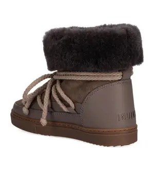 Inuikii Fleece-trim Lace-up Boots