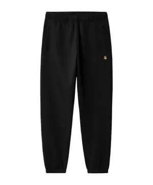 Carhartt Chase Sweat Pant - Black/gold