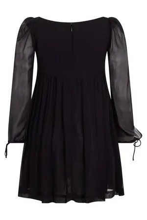 Philosophy Di Lorenzo Serafini Sheer Sleeve Dress