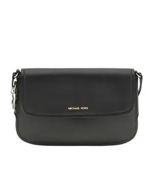 Michael Kors Logo Nameplate Cross-body Bag - Black