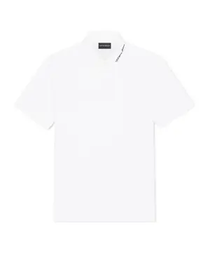 Emporio Armani Piqué Polo With Embroidered Logo