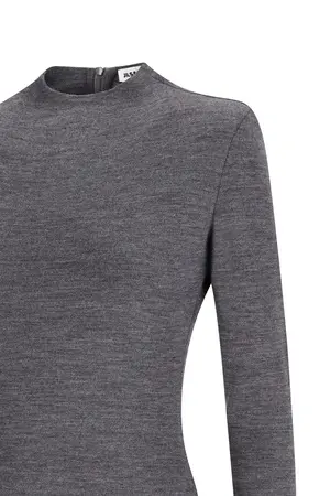 JIL SANDER Long Sleeve High Neck Bodysuit