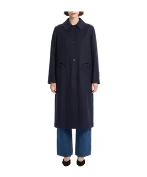 BLAZÉ MILANO Nitak Wool Trench Coat