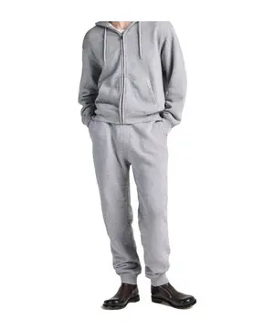 J.W.ANDERSON Cuffed Sweatpants In Mid Grey Melange