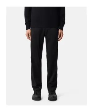 Stone Island Regular-fit Chino Trousers With Snap-flap Pocket - Black
