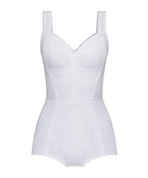 Dolce & Gabbana Sleeveless Bodysuit - White