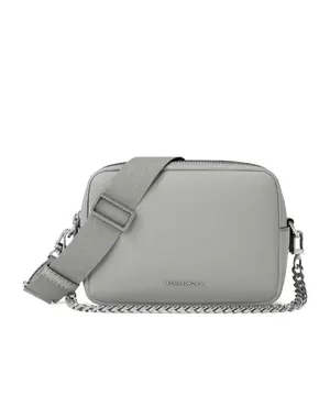 Michael Kors Bryant Medium Pebbled Leather Camera Crossbody Bag - Quarrygrey