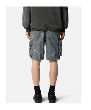 Stone Island Wide Leg Cargo Bermuda Shorts