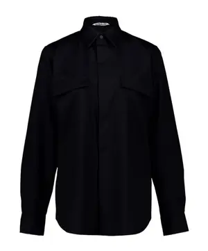 Auralee Flap-pocket Wool Shirt