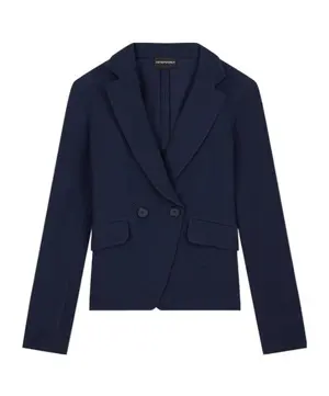 Emporio Armani Long-sleeve Blazer - Black