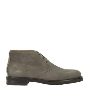 FERRAGAMO Settimo' Lace-up Ankle Boots - Grey