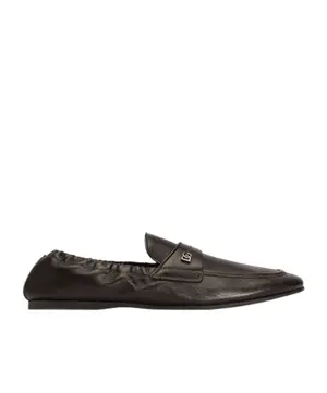 Dolce & Gabbana Logo Detail Slip-on Loafers