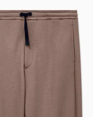 Giorgio Armani Drawstring Logo-patch Trousers