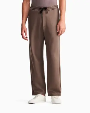 Giorgio Armani Drawstring Logo-patch Trousers