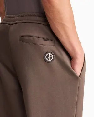 Giorgio Armani Drawstring Logo-patch Trousers