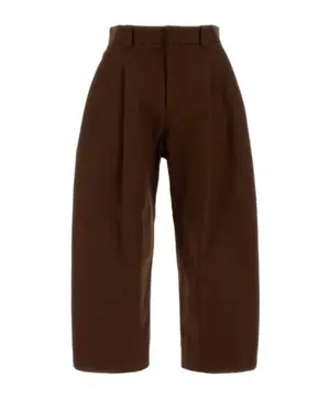 Balenciaga Casual Trousers With Belt Loops - Brown