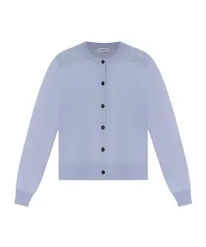 Burberry Crew-neck Knit Top - Blue