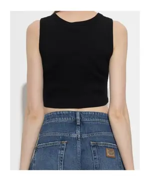 Dolce & Gabbana Round Neck Sleeveless Vest