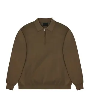 Rains Long-sleeved Knitted Polo Shirt