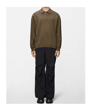 Rains Long-sleeved Knitted Polo Shirt