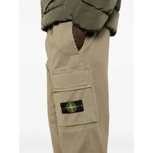 Stone Island Elasticated Waist Cargo Trousers