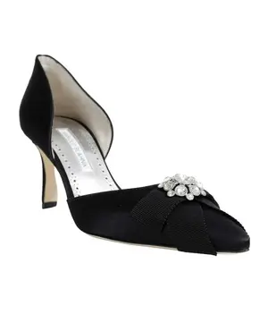 Manolo Blahnik Pointed-toe High-heeled Boots
