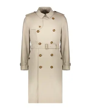 Burberry Double-breasted Trench Coat - Beige