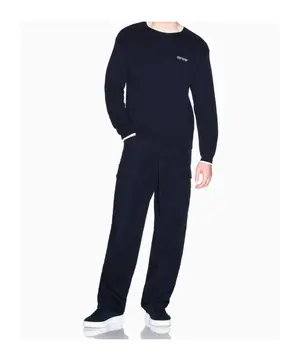Armani Exchange Regular Fit Pullover In A Cotton Blend