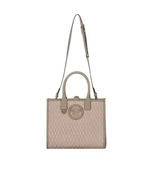 Versace V Allover La Medusa Small Tote Bag
