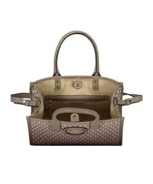 Versace V Allover La Medusa Small Tote Bag