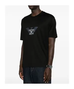 Emporio Armani Logo-printed Crewneck T-shirt