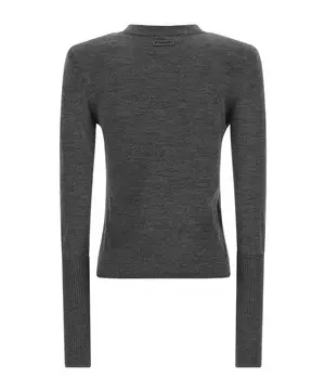 Pinko Long Sleeve Ribbed Cuff Jumper