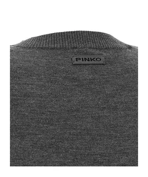 Pinko Long Sleeve Ribbed Cuff Jumper